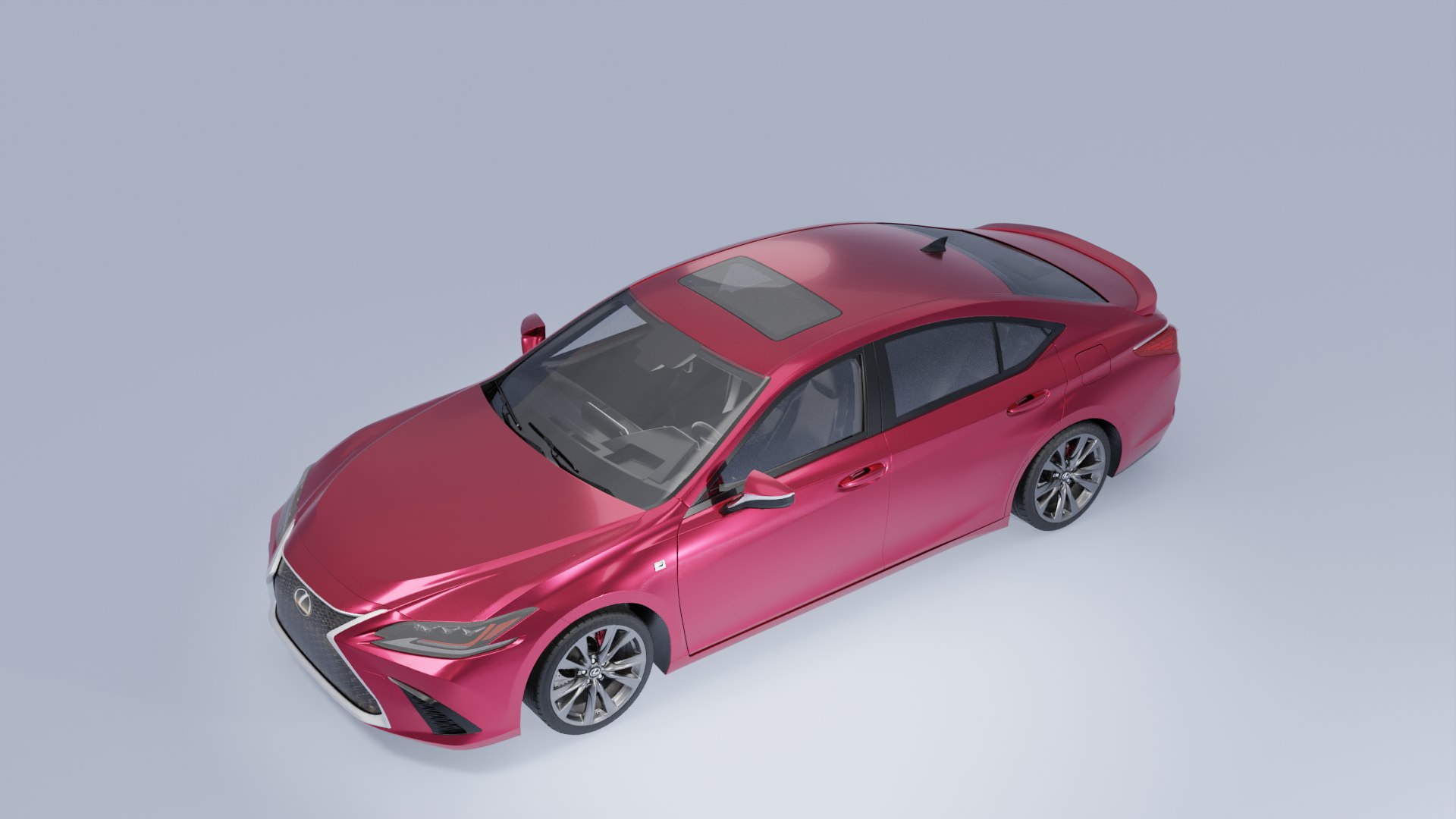 Lexus ES350 F Sport 2021 model - TurboSquid 2132046