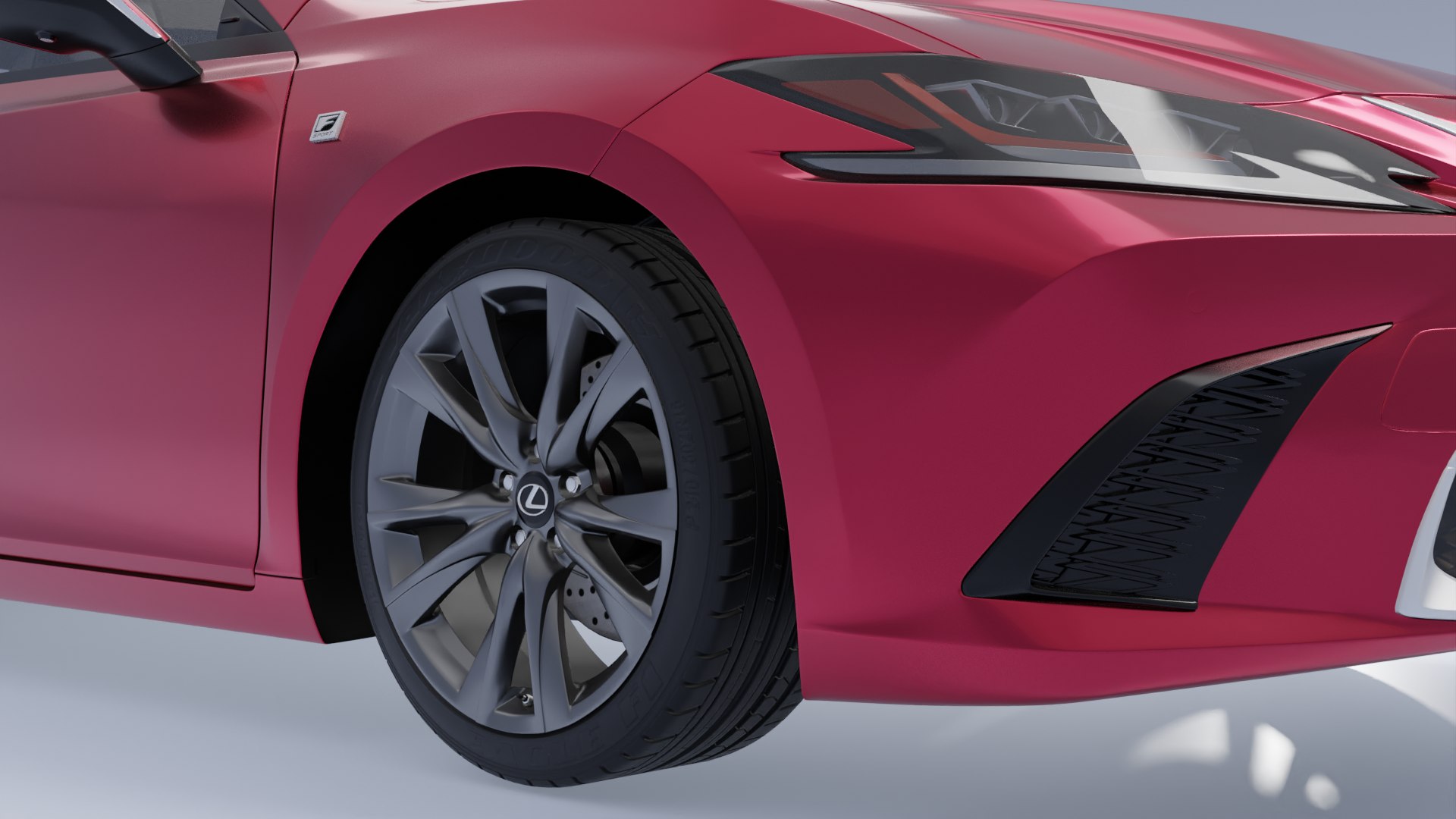 Lexus ES350 F Sport 2021 model - TurboSquid 2132046