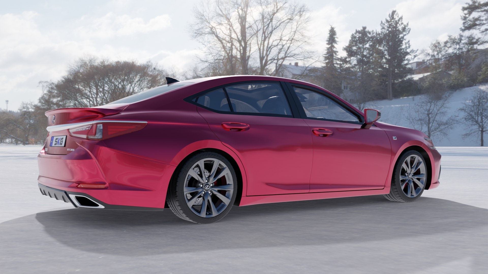 Lexus ES350 F Sport 2021 model - TurboSquid 2132046