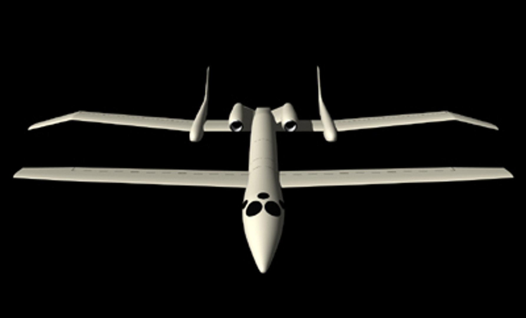 3d Proteus Aircraft Model
