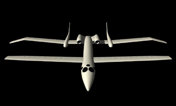 3d proteus aircraft model
