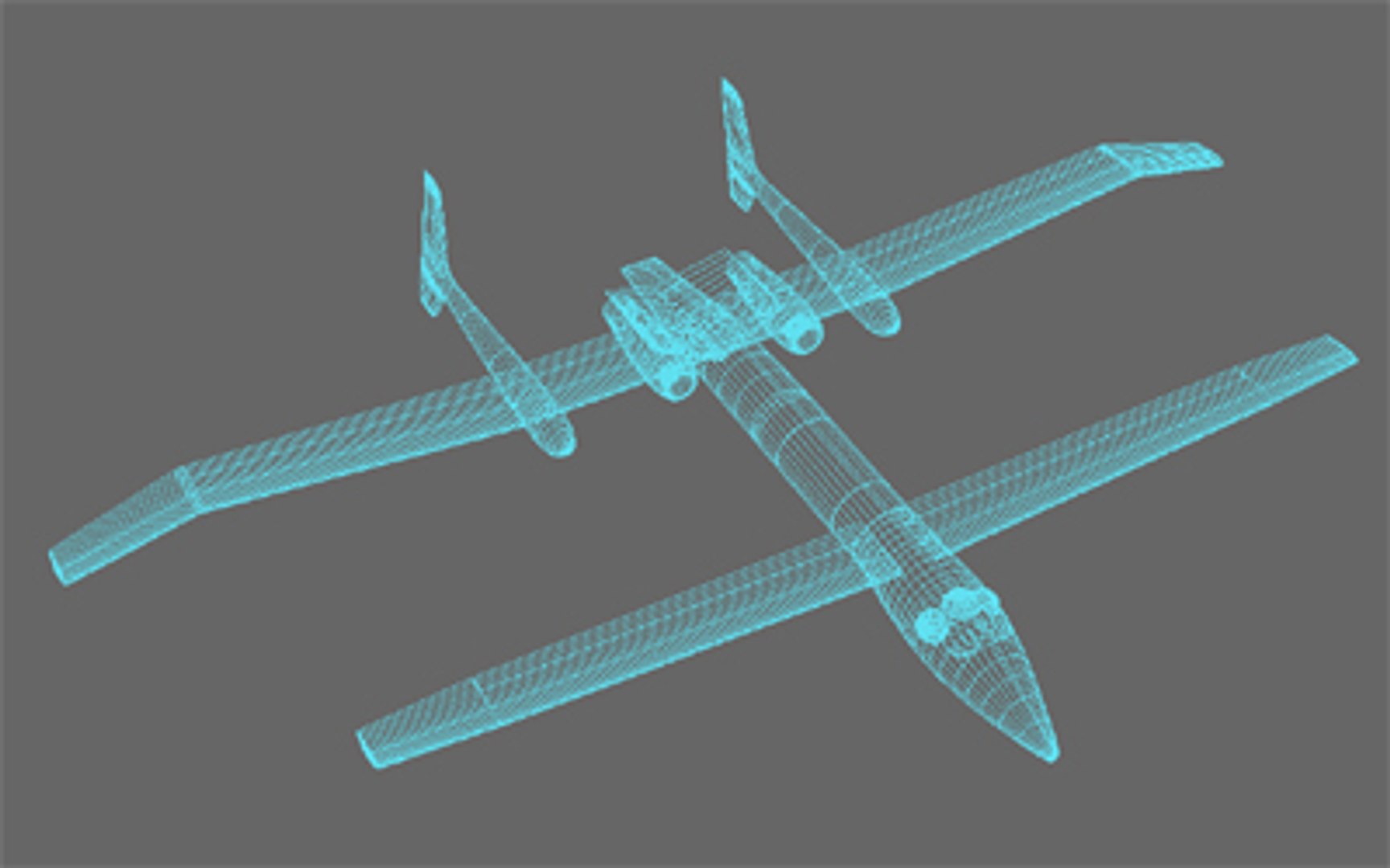 3d Proteus Aircraft Model