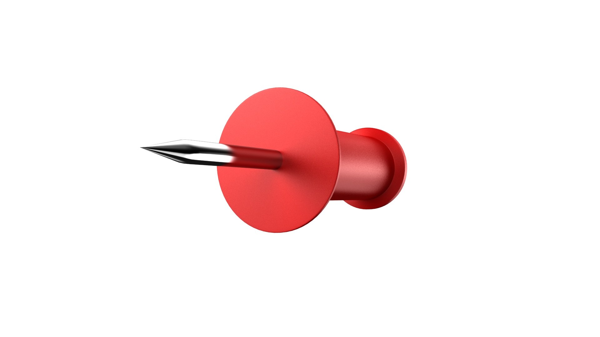 3D red push pin model - TurboSquid 2114431
