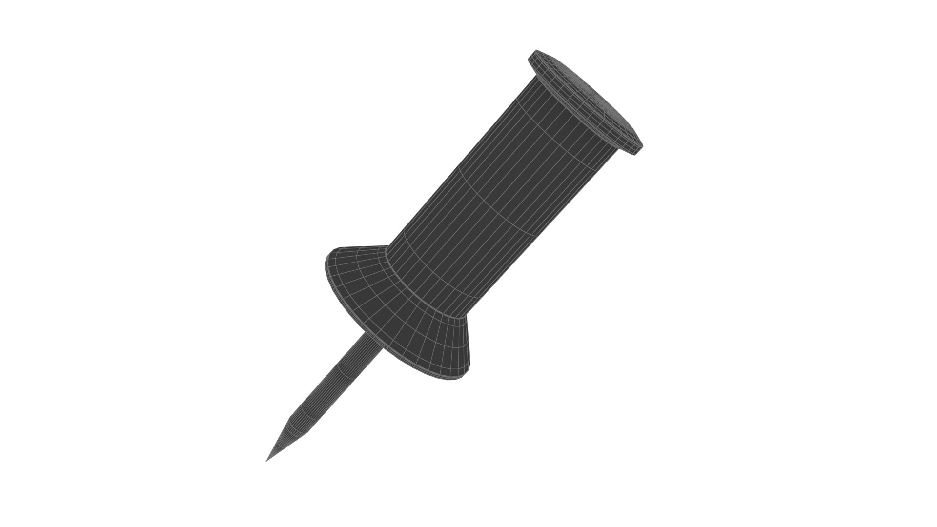 3D red push pin model - TurboSquid 2114431