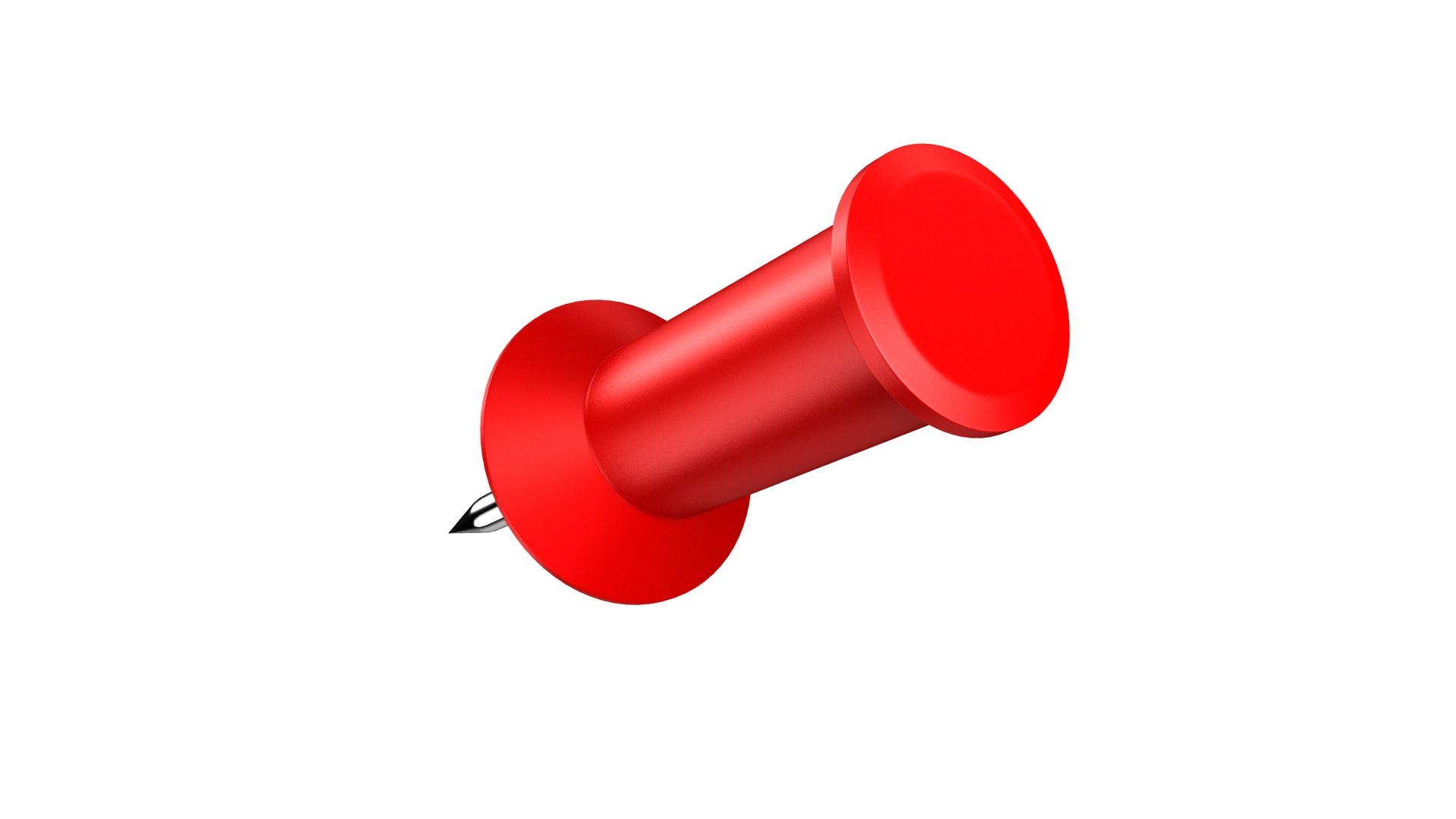 3D red push pin model - TurboSquid 2114431