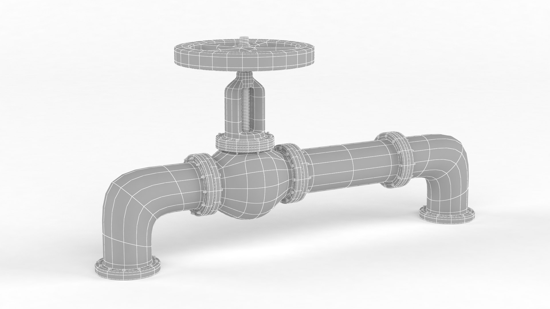 Gas Pipe 3D Model - TurboSquid 2214898