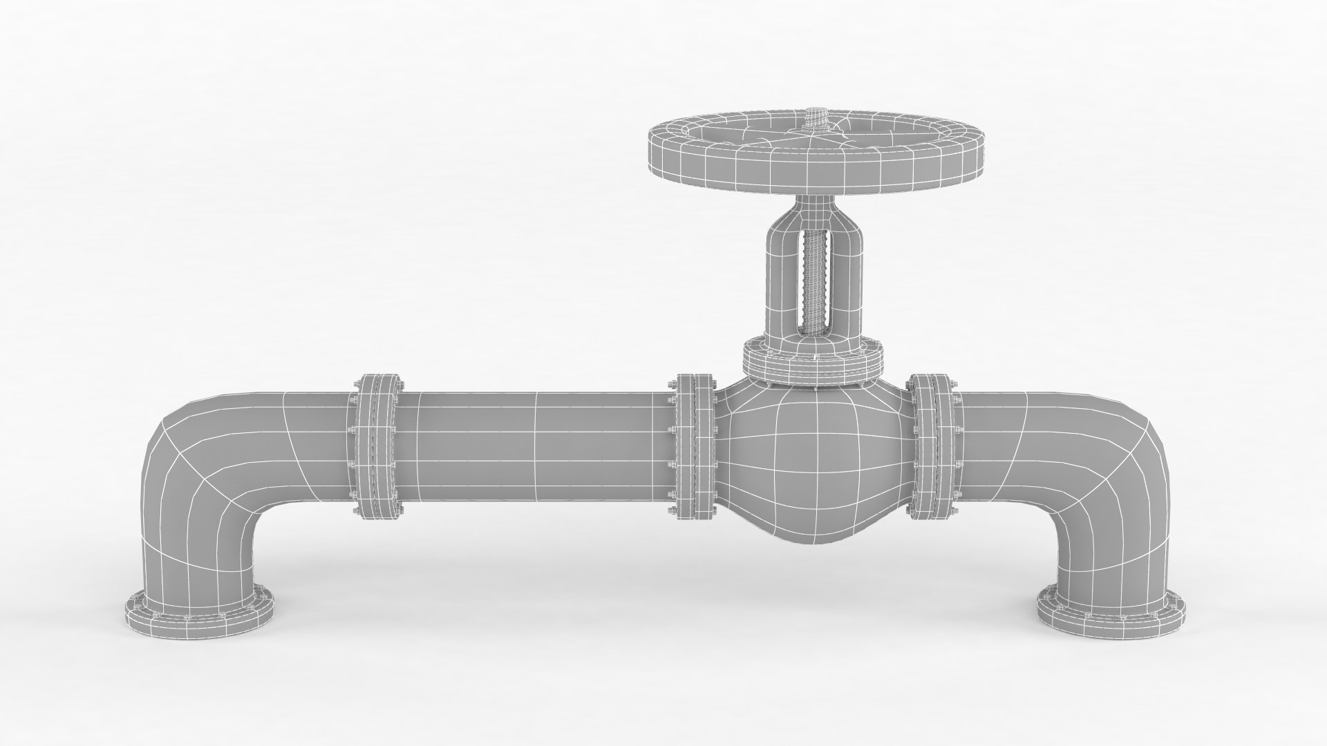 Gas Pipe 3D Model - TurboSquid 2214898