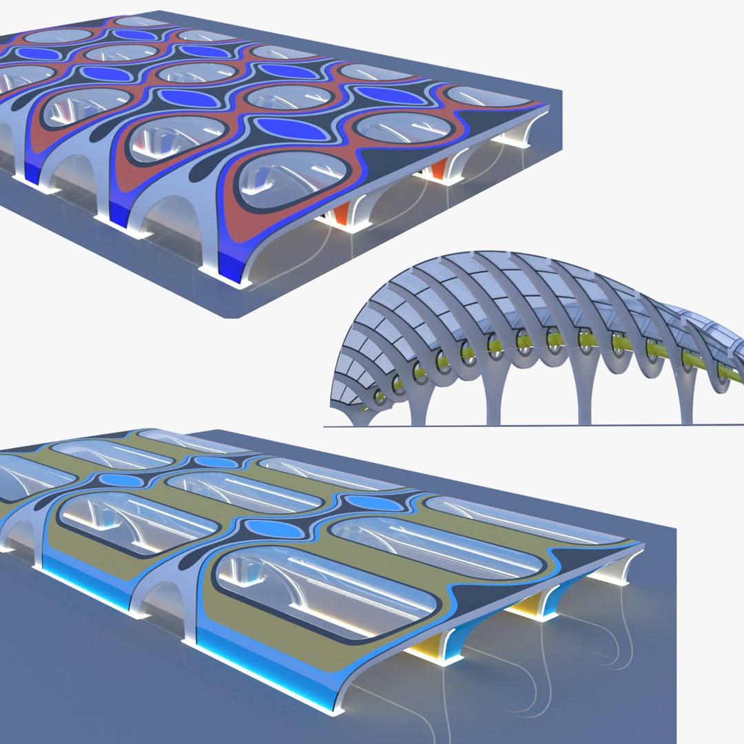 Future Buildings Collection Model - TurboSquid 2042425