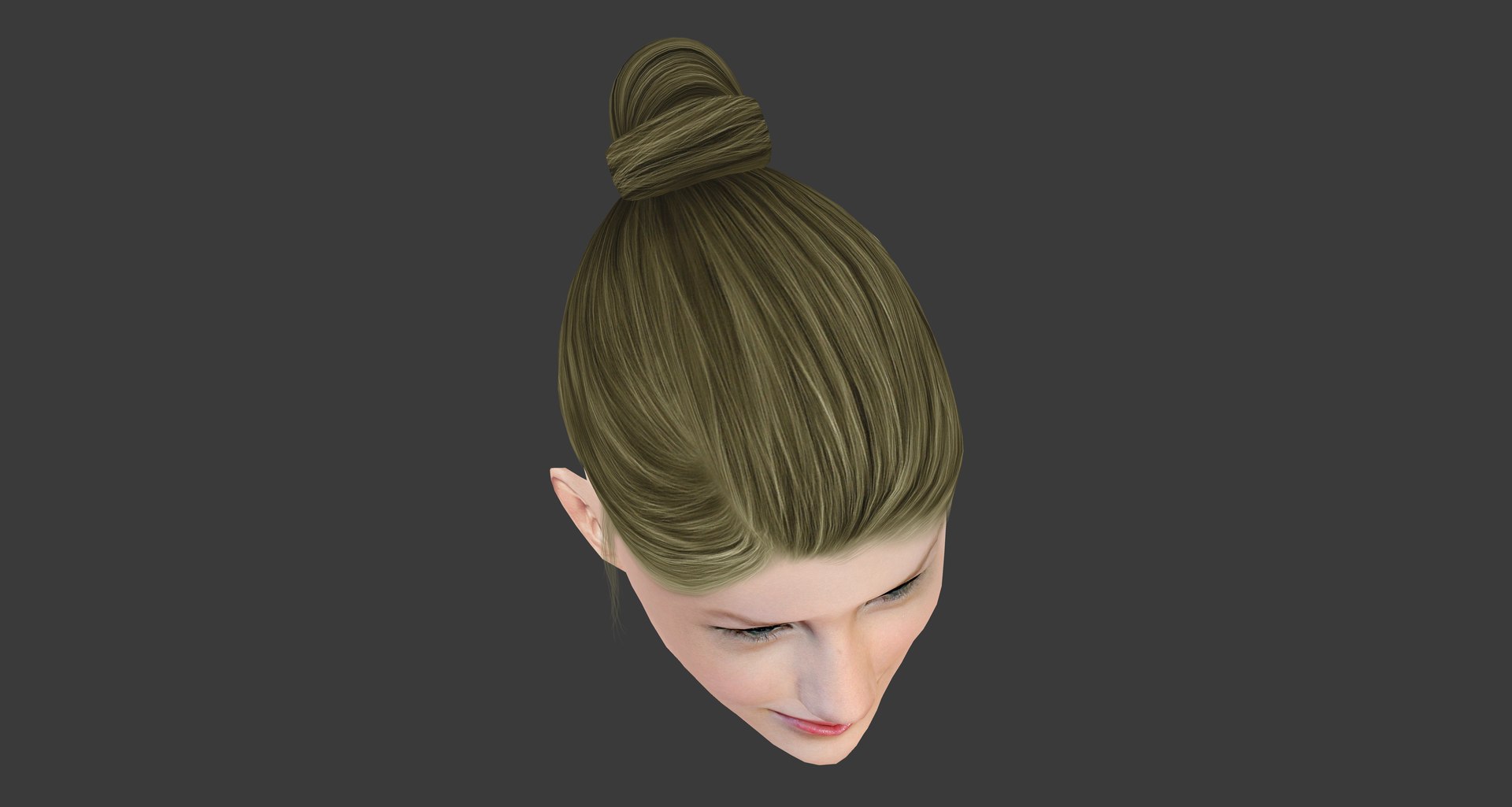 Hair Character Female 3D Model - TurboSquid 1665493
