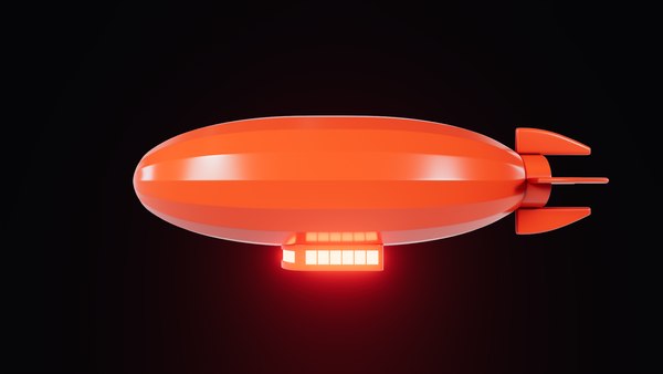 modelo 3d Modelo de juego de dirigible. - TurboSquid 2094220