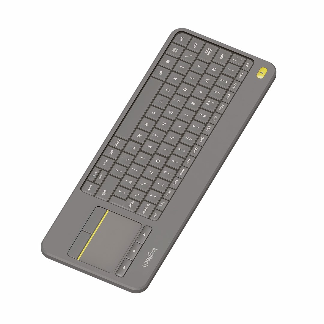 Keyboard Logitech K400 Plus Wireless Keyboard 3D - TurboSquid 1858724