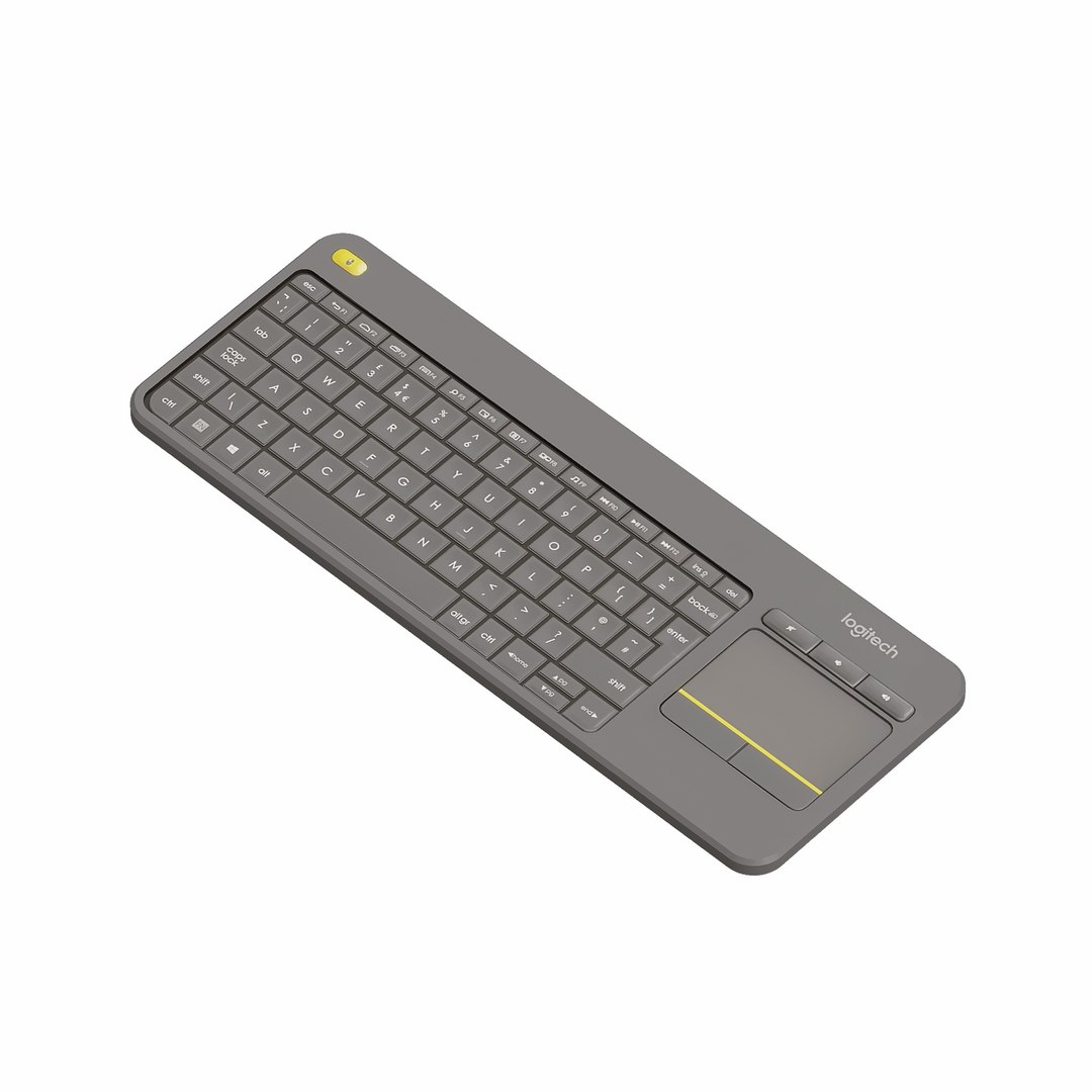 Keyboard Logitech K400 Plus Wireless Keyboard 3D - TurboSquid 1858724