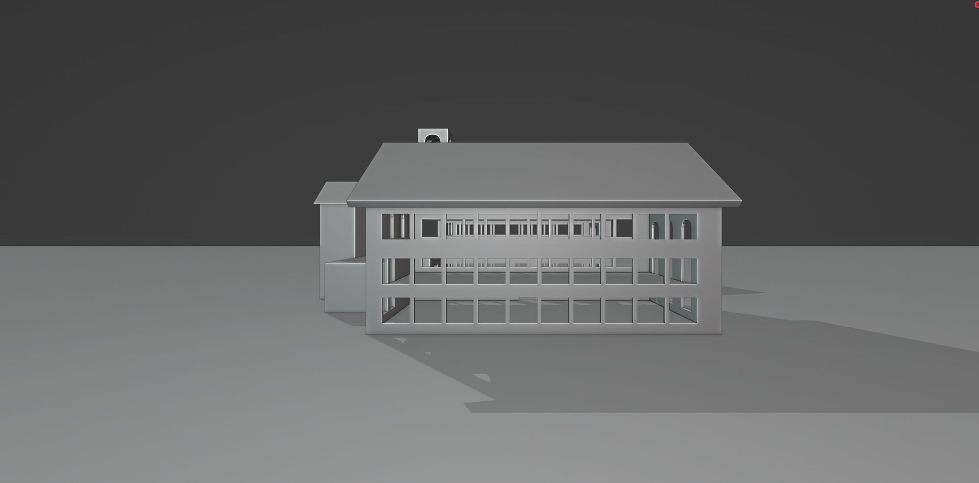 Low poly school 3D model - TurboSquid 1942807