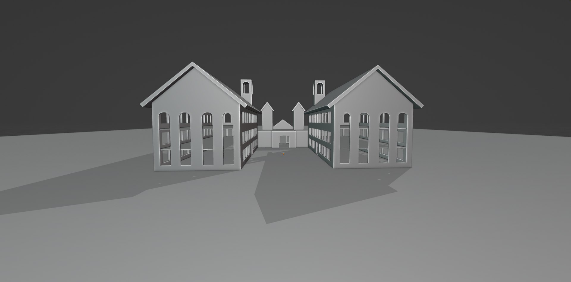 Low poly school 3D model - TurboSquid 1942807