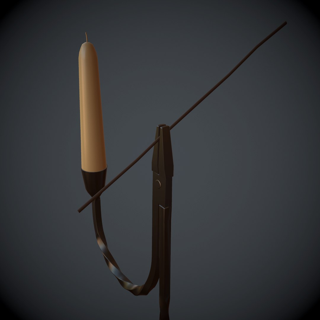 3ds Max 18th Century Rush Light