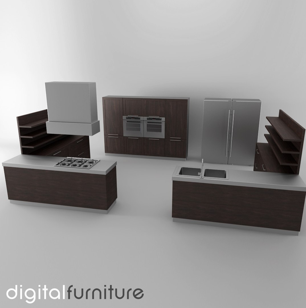 Kitchen 3d Max