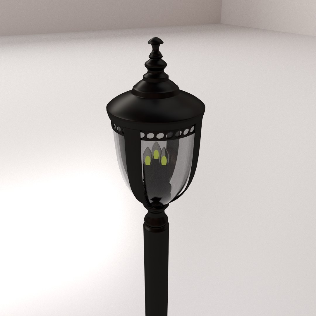 3d Light Post V2