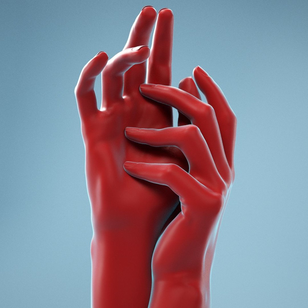 Female Hand Model - TurboSquid 1451717