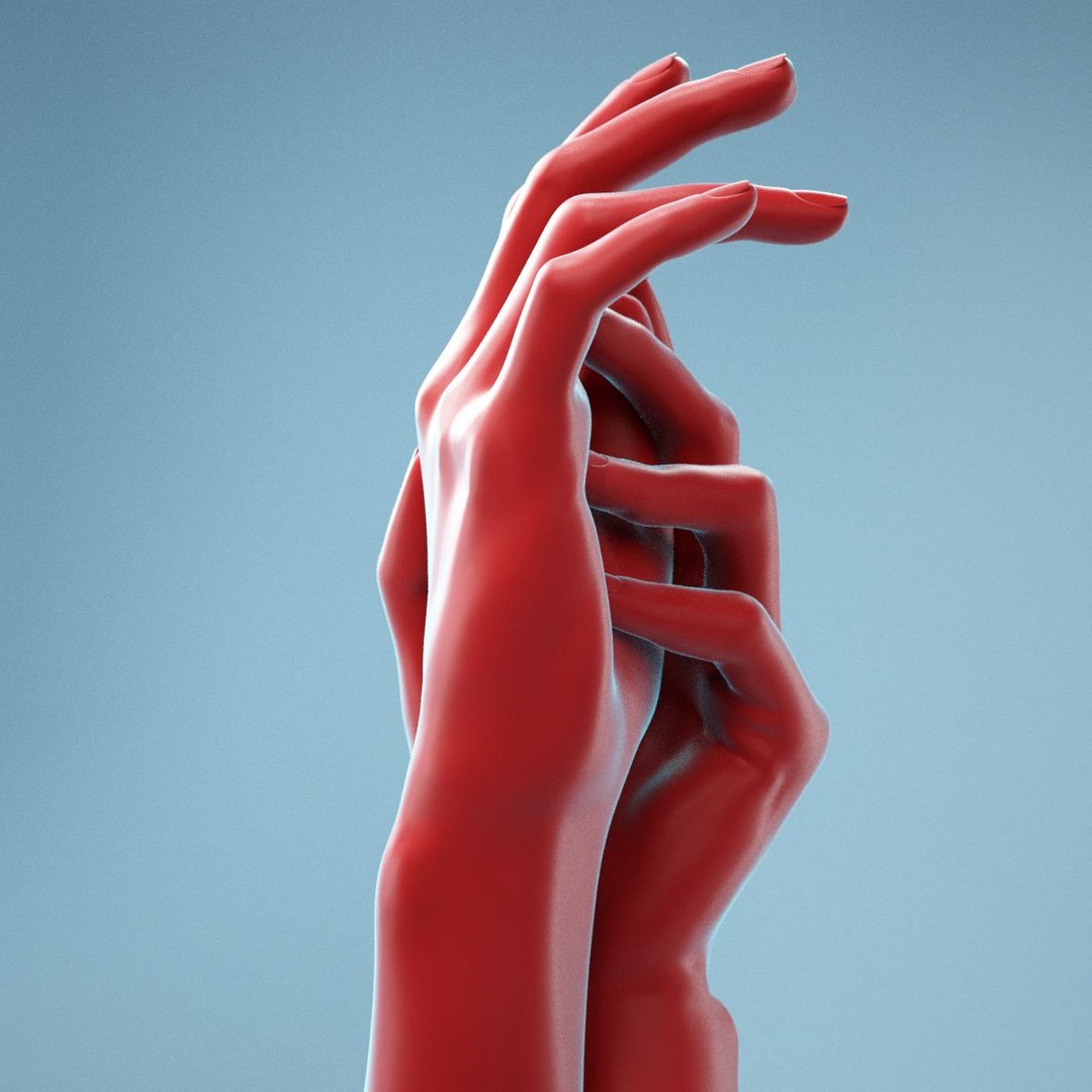 Female Hand Model - TurboSquid 1451717