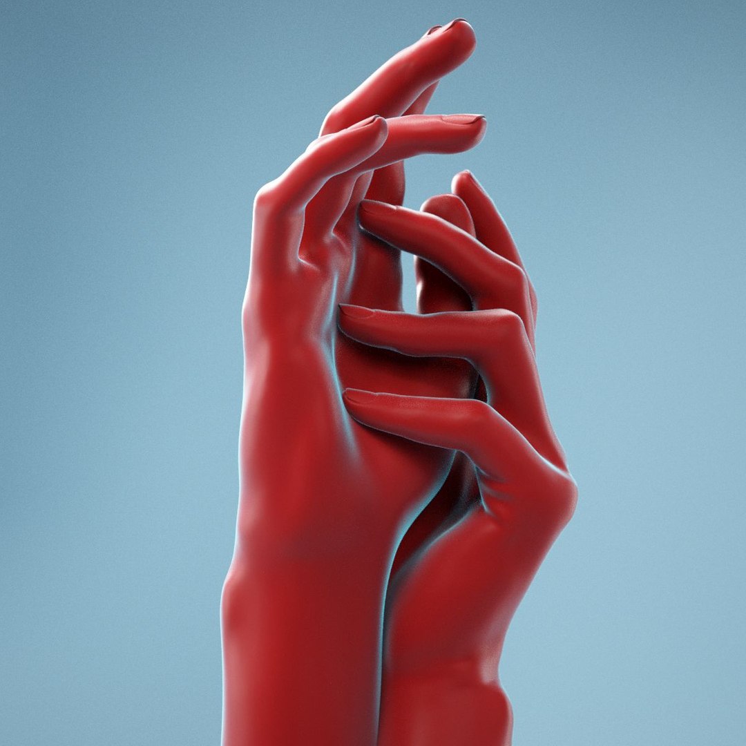 Female Hand Model - TurboSquid 1451717