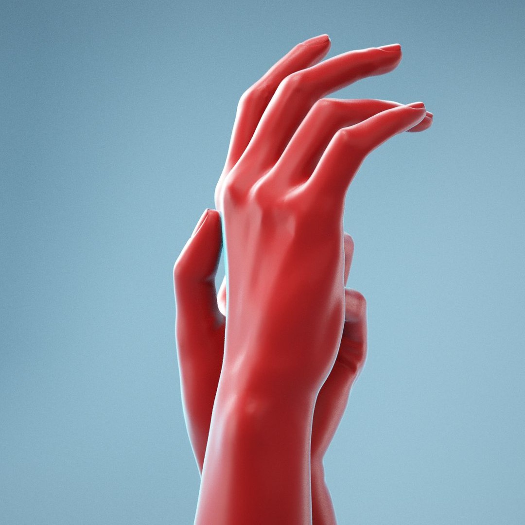 Female Hand Model - TurboSquid 1451717