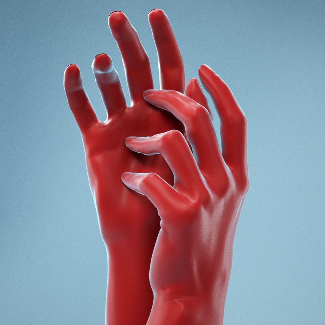Female Hand Model - TurboSquid 1451717