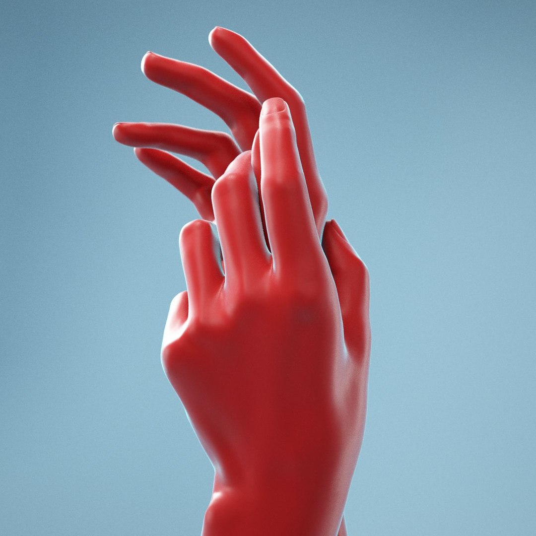 Female Hand Model - TurboSquid 1451717