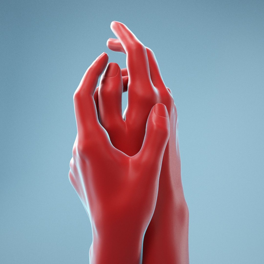 Female Hand Model - TurboSquid 1451717