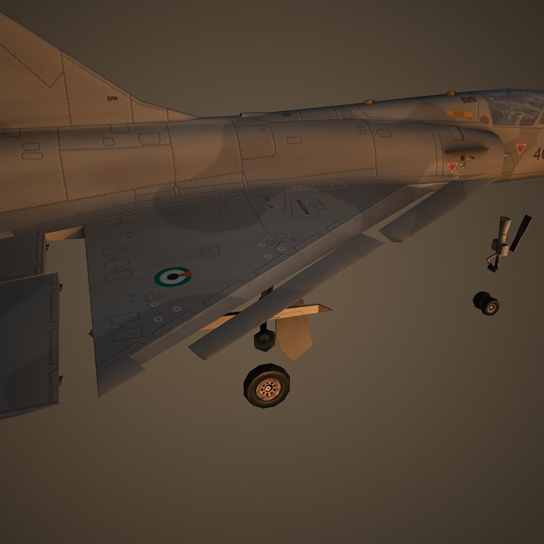 Mirage 2000 2 Uae 3d Model
