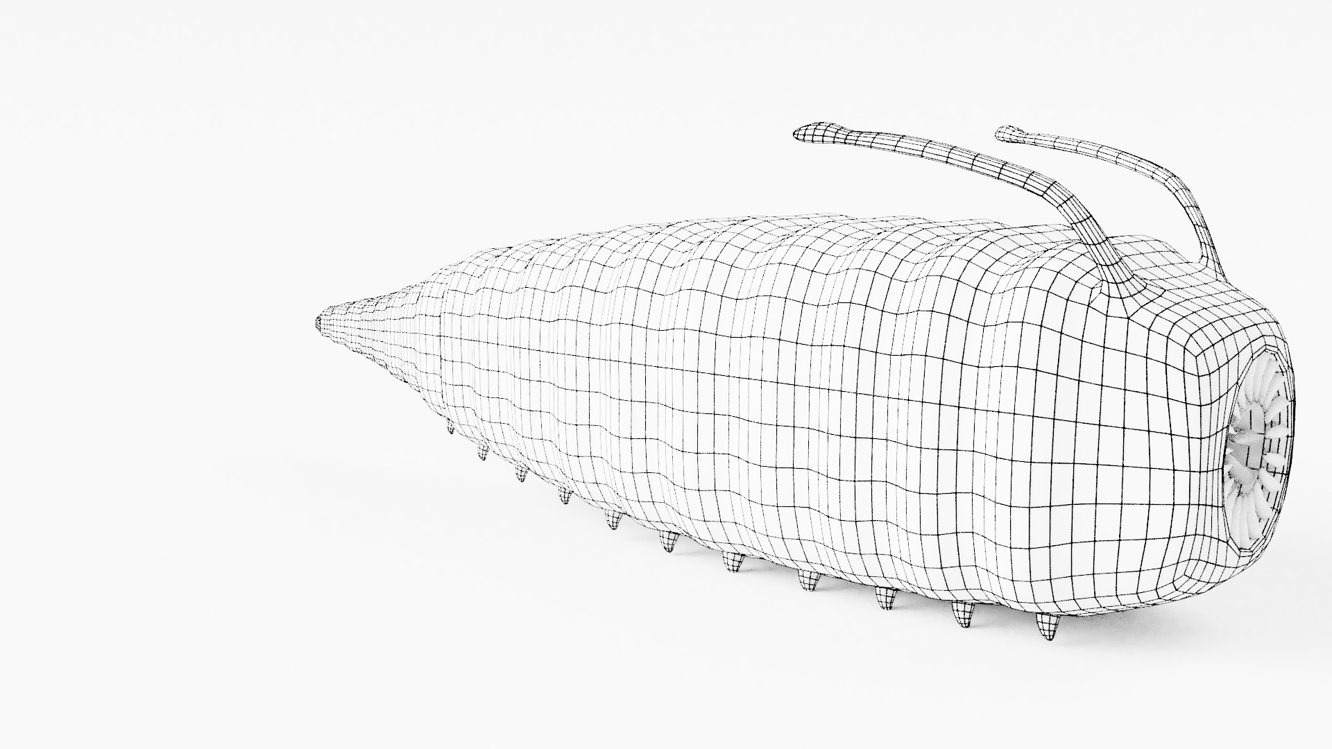 3D Worm Creature Model - TurboSquid 1745570