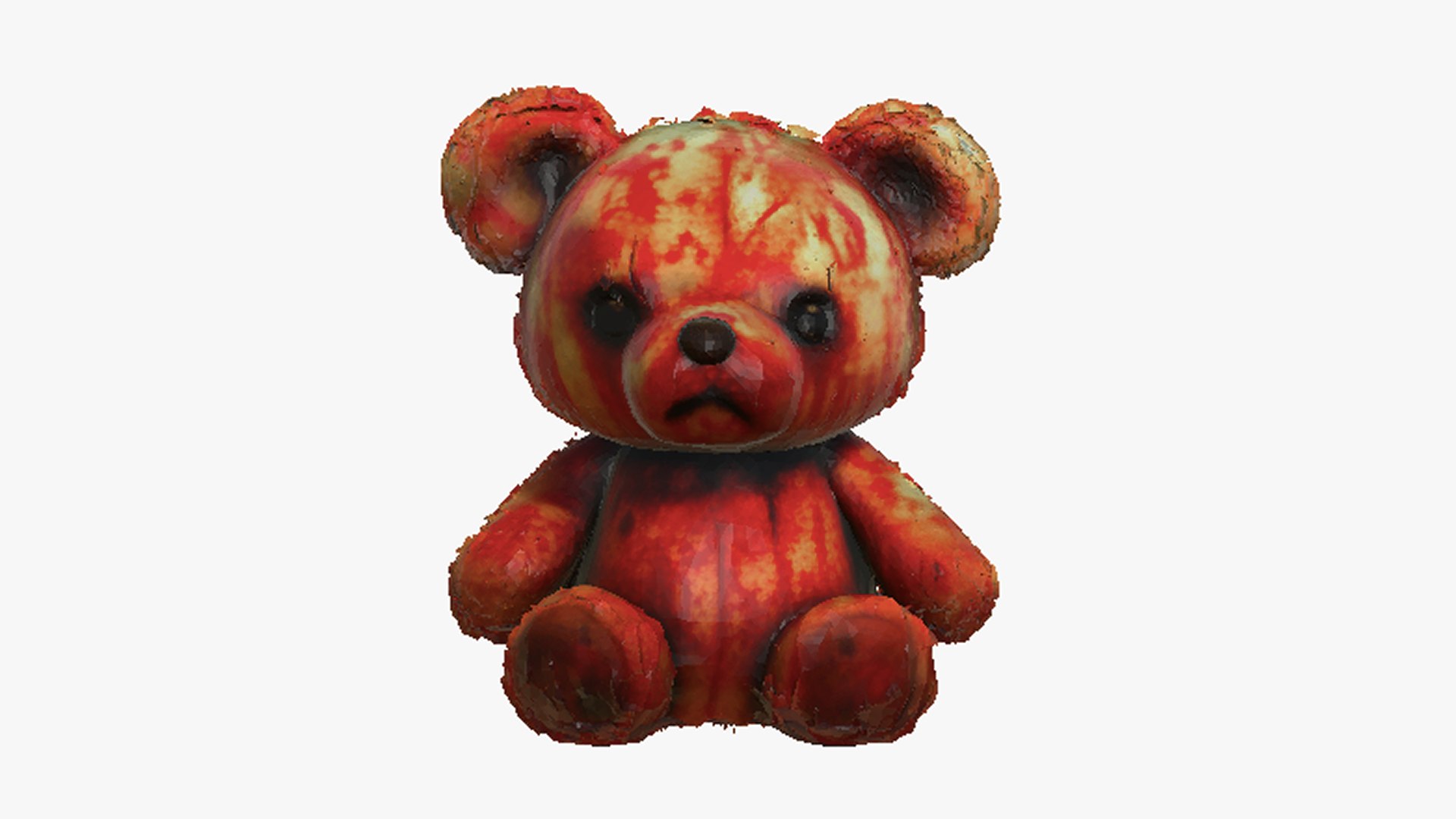 3D Model 3D Model Bloody Teddy Bear Stuffed Horror - TurboSquid 2400502