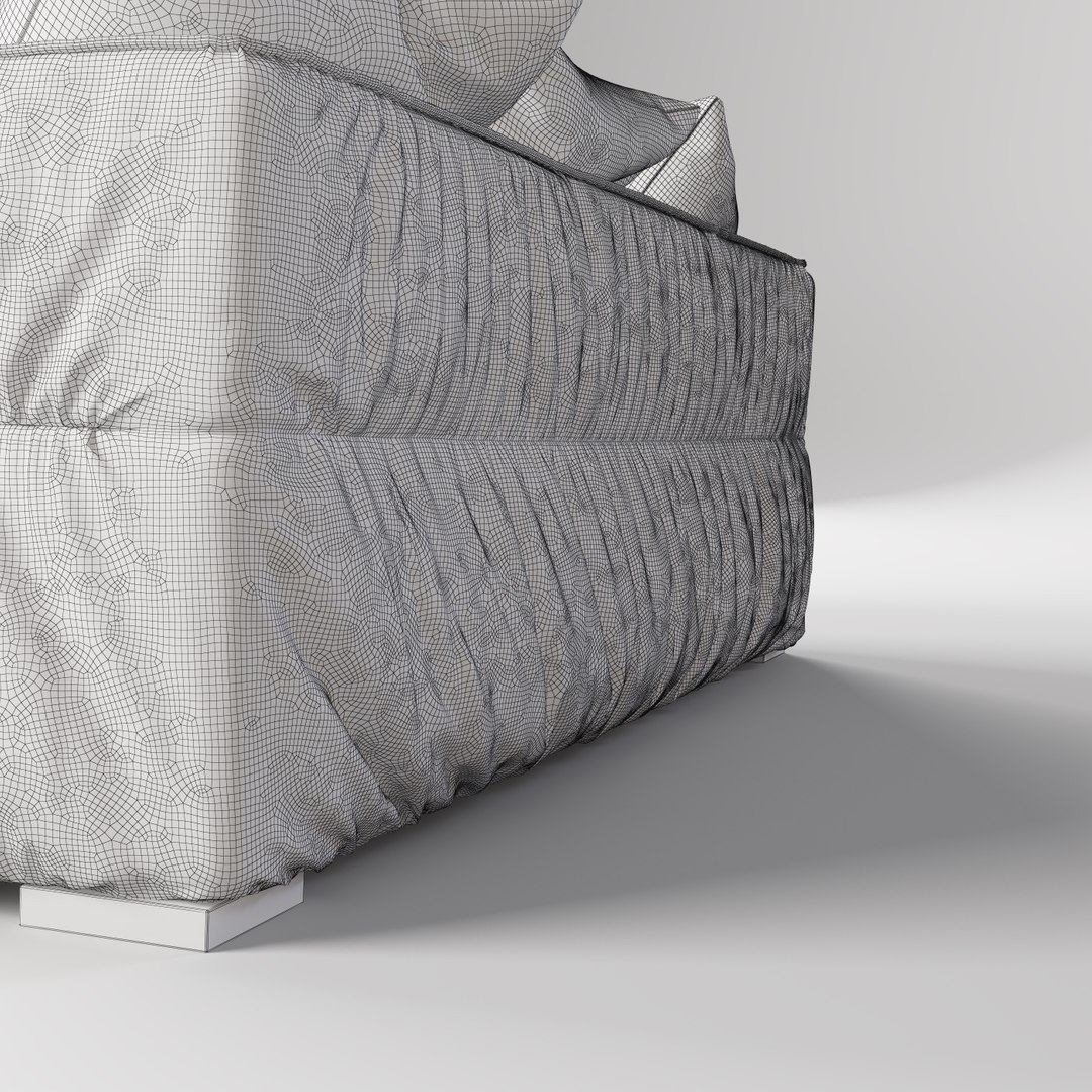 3d Model Living Cheese Sofa