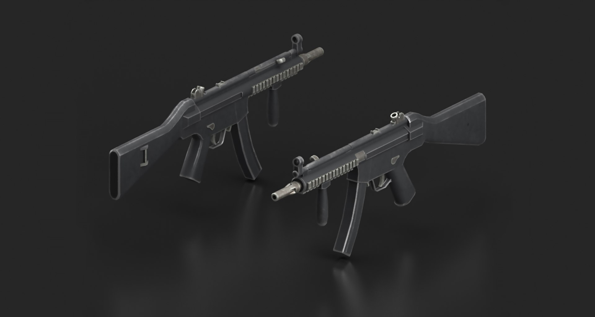 Mp5 Gun 3D Model - TurboSquid 1360337