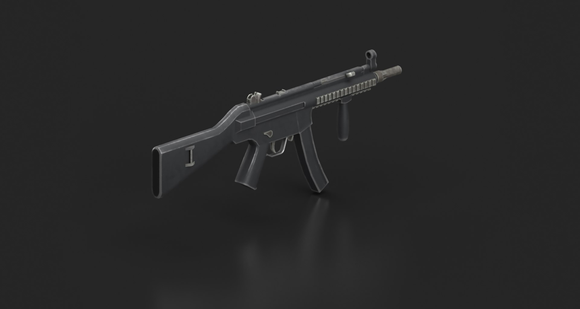 Mp5 Gun 3D Model - TurboSquid 1360337