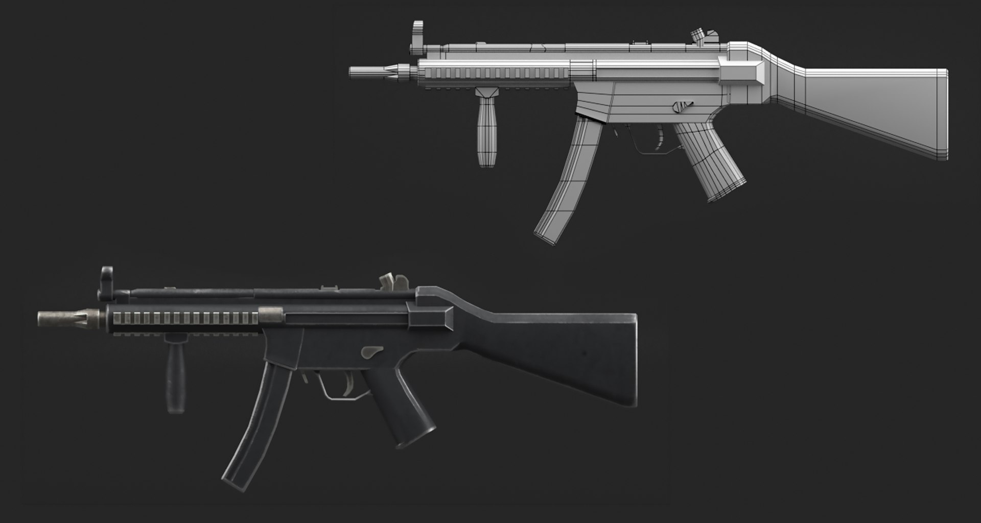 Mp5 Gun 3D Model - TurboSquid 1360337