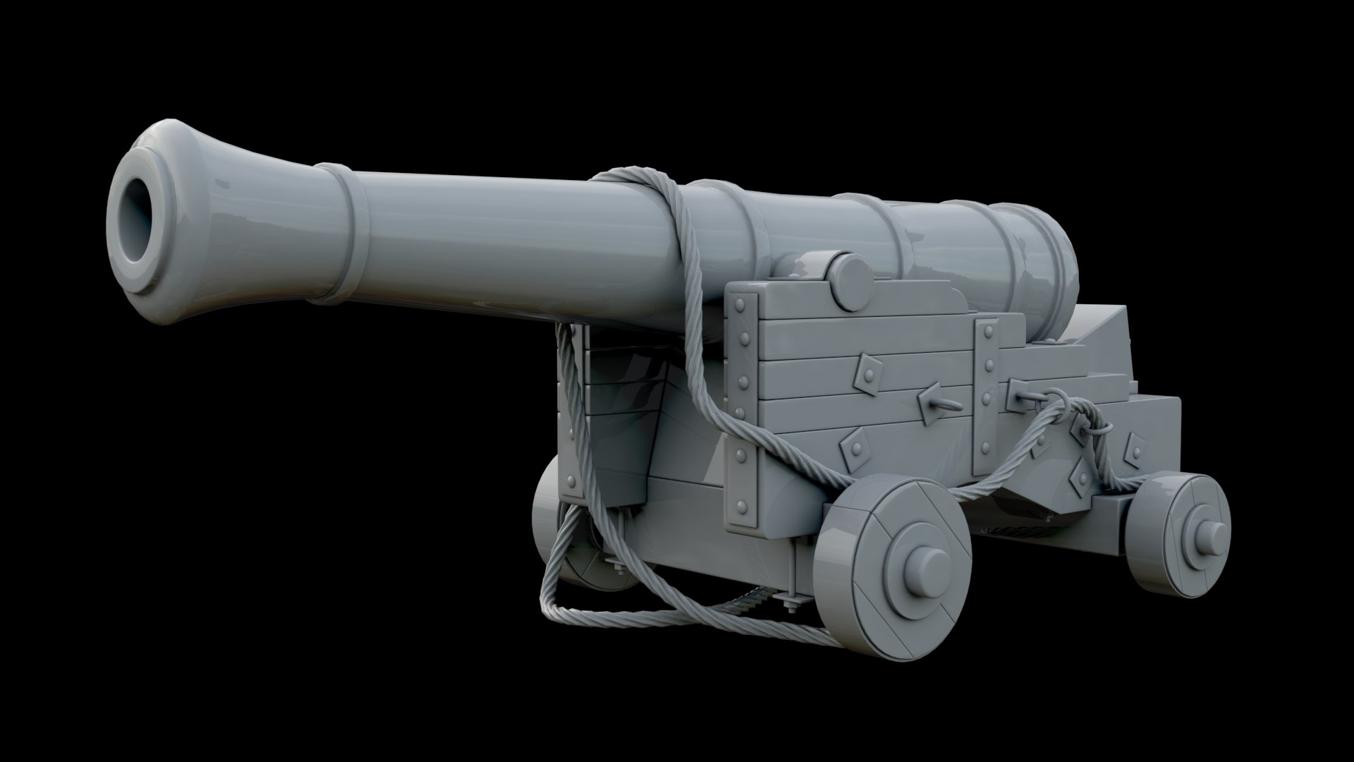 Medieval Gun 3D - TurboSquid 1846271