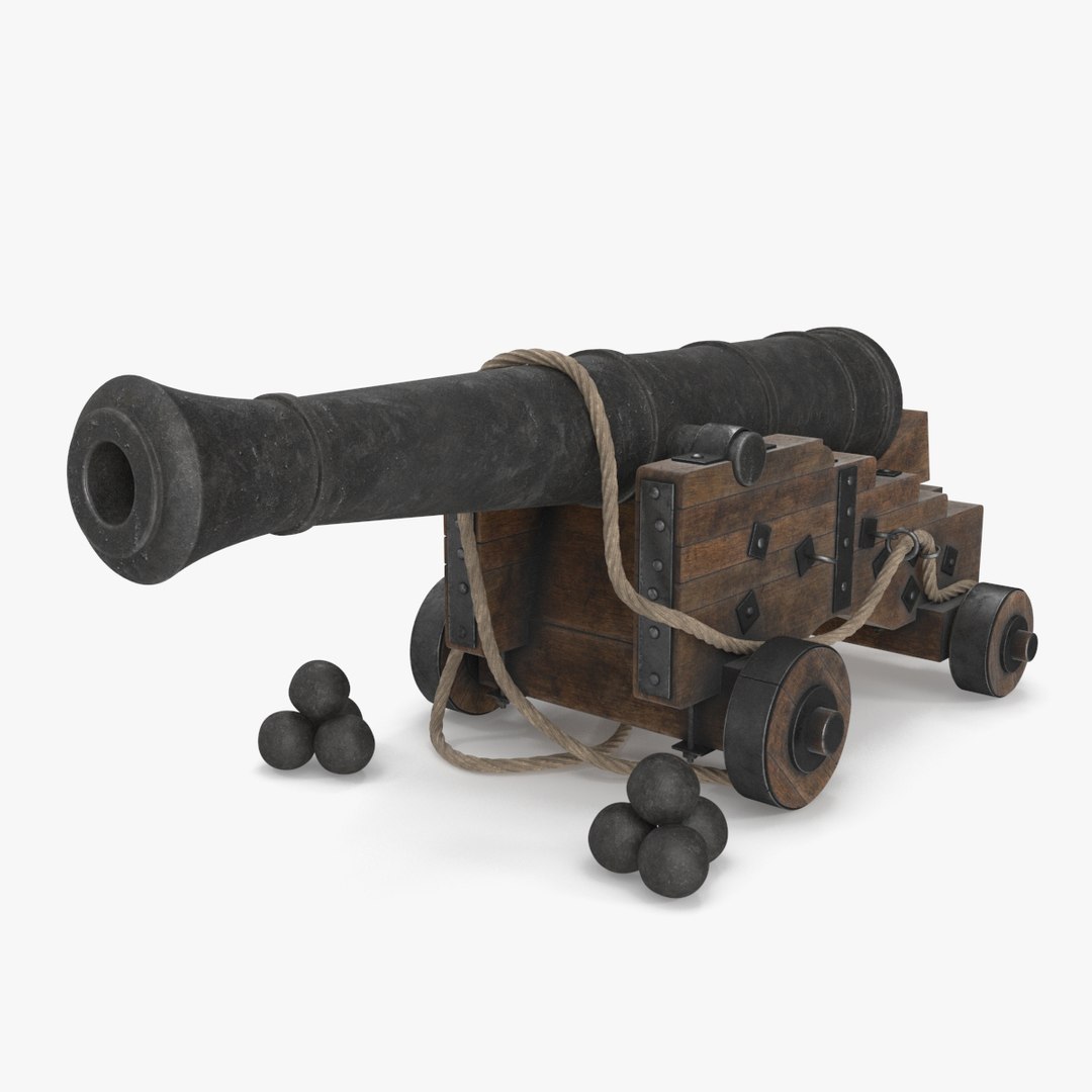 Medieval Gun 3D - TurboSquid 1846271