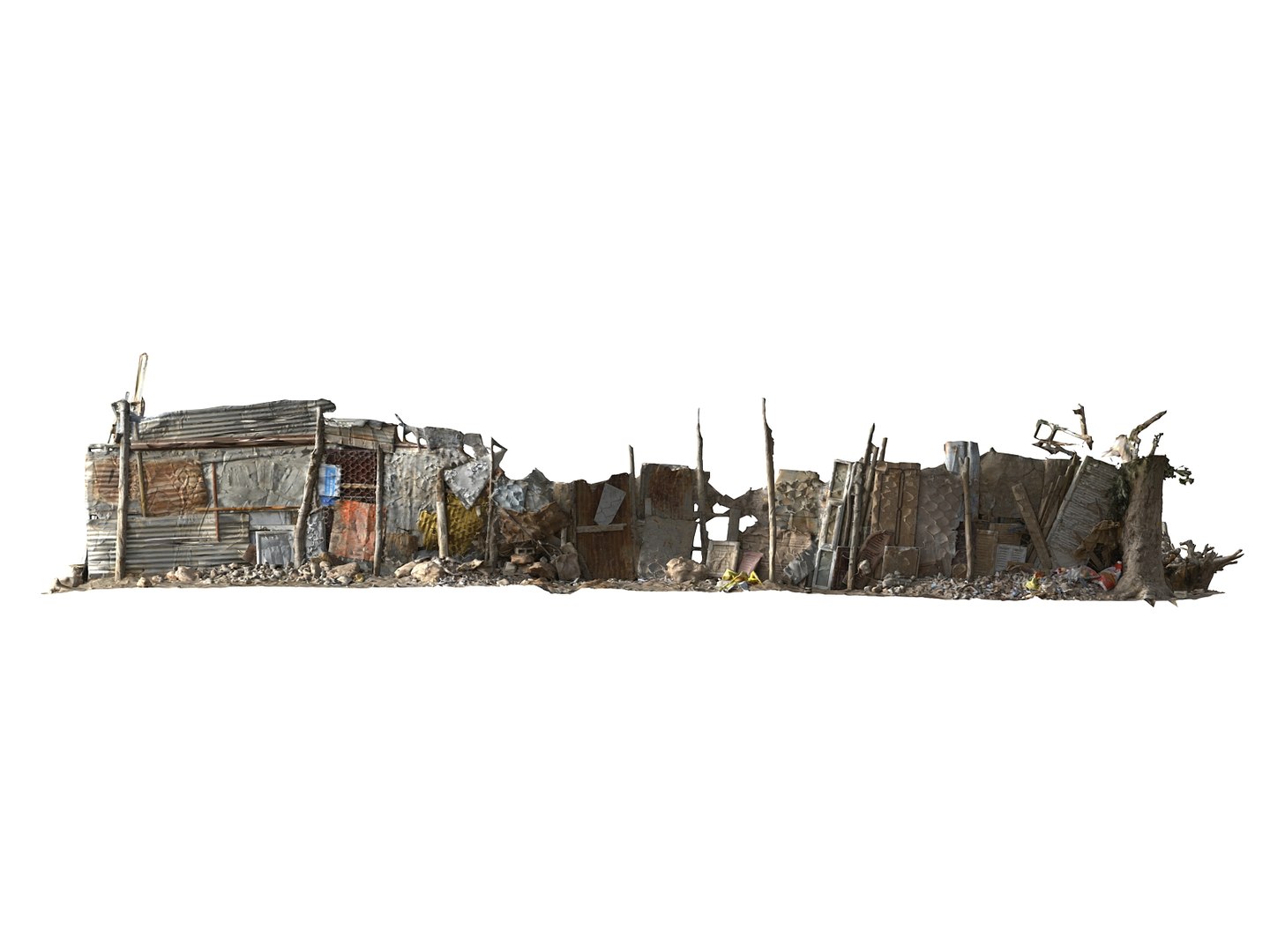 African Slums Scan 16k 3D Model - TurboSquid 1431598
