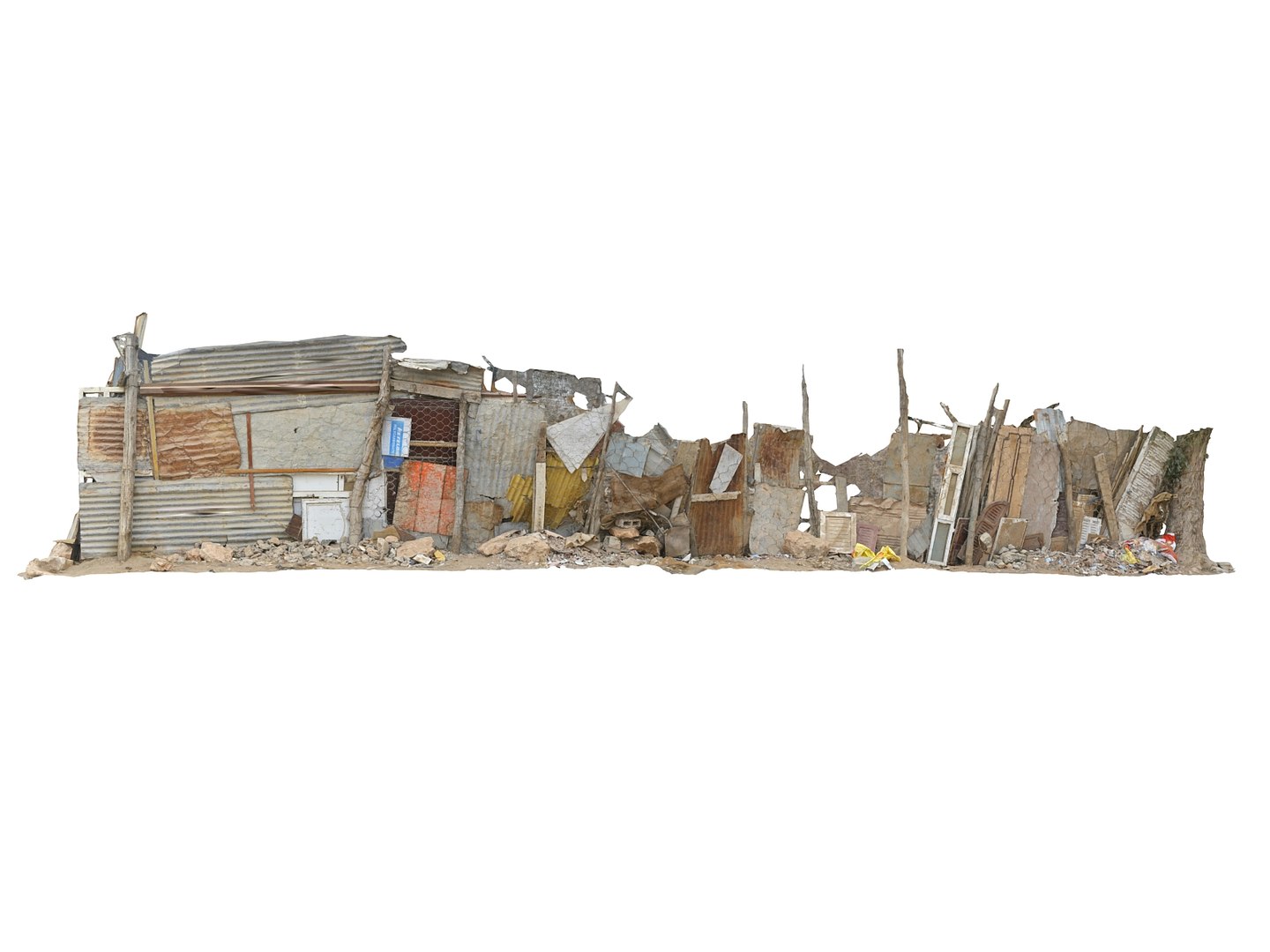 African Slums Scan 16k 3D Model - TurboSquid 1431598