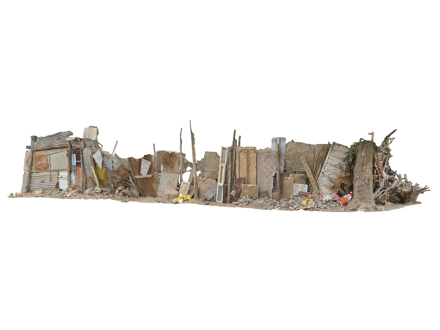 African Slums Scan 16k 3D Model - TurboSquid 1431598