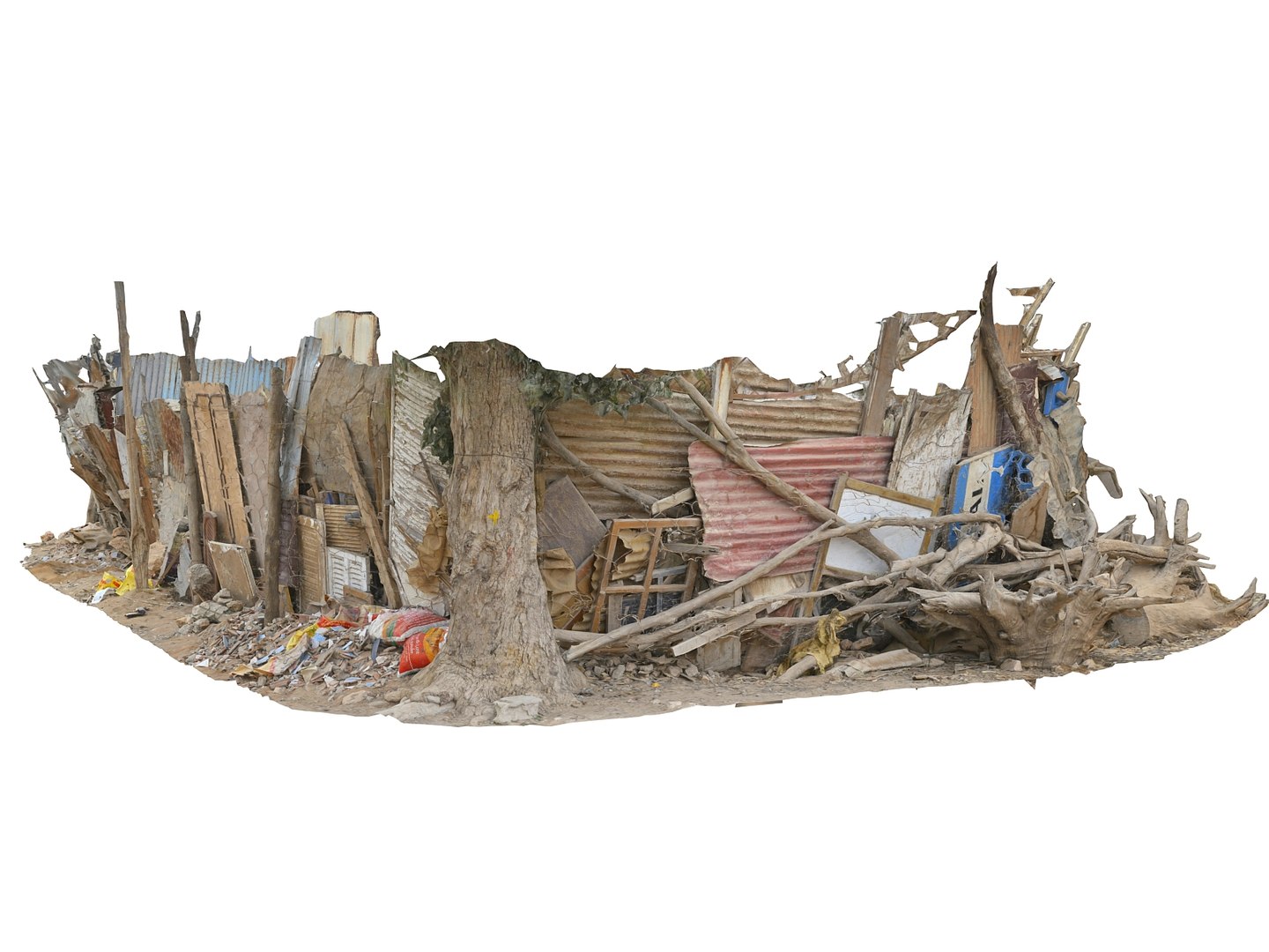 African Slums Scan 16k 3D Model - TurboSquid 1431598