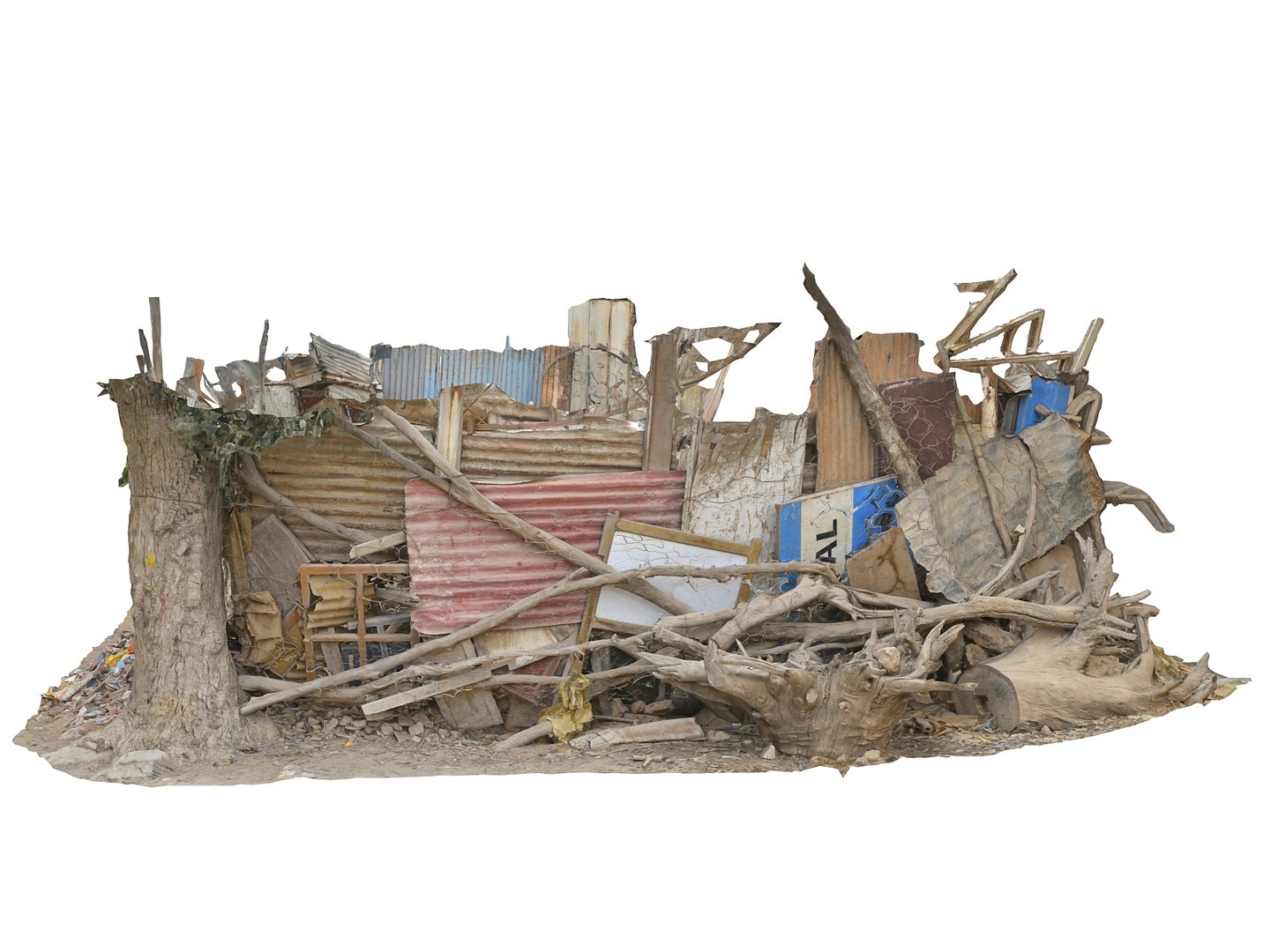 African Slums Scan 16k 3D Model - TurboSquid 1431598