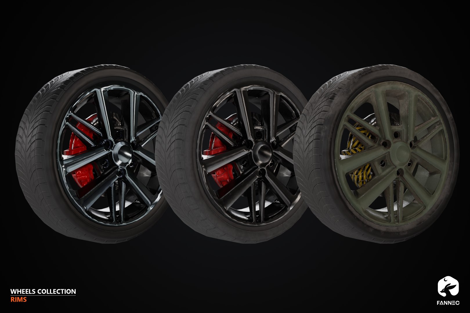 RIMS - Wheels Collection - Blender FBX 3D Model - TurboSquid 2268398
