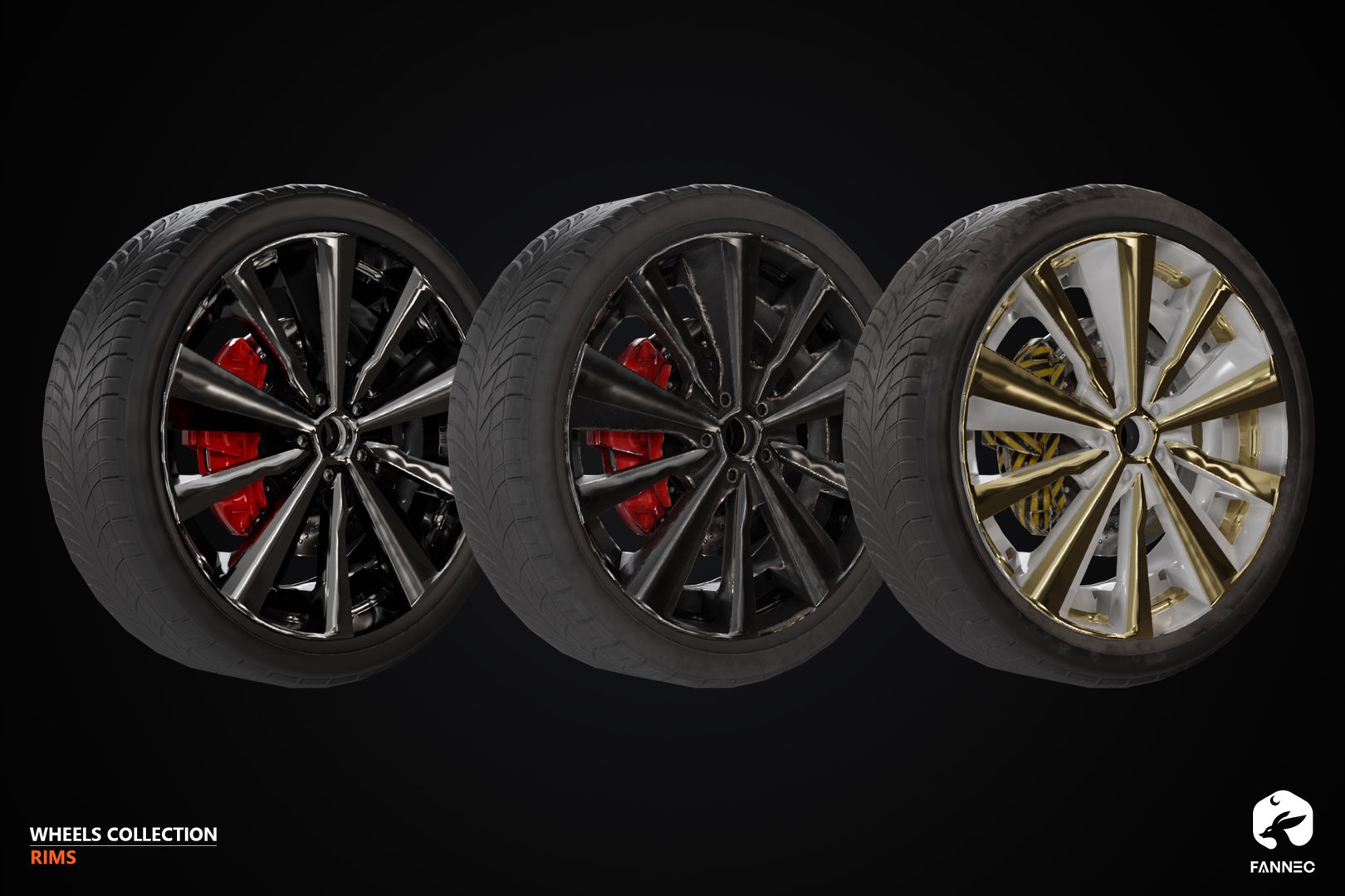 RIMS - Wheels Collection - Blender FBX 3D Model - TurboSquid 2268398