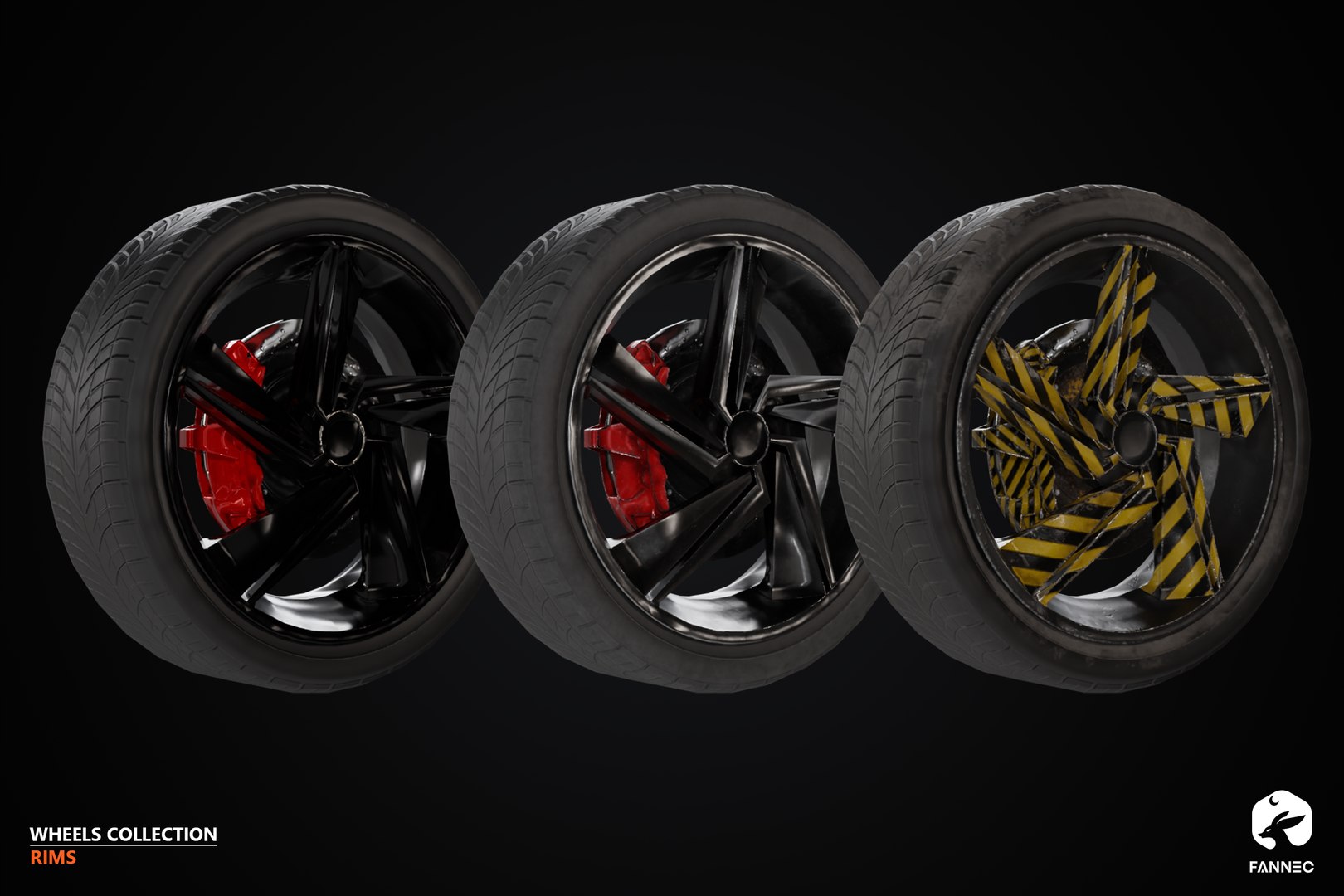 RIMS - Wheels Collection - Blender FBX 3D Model - TurboSquid 2268398