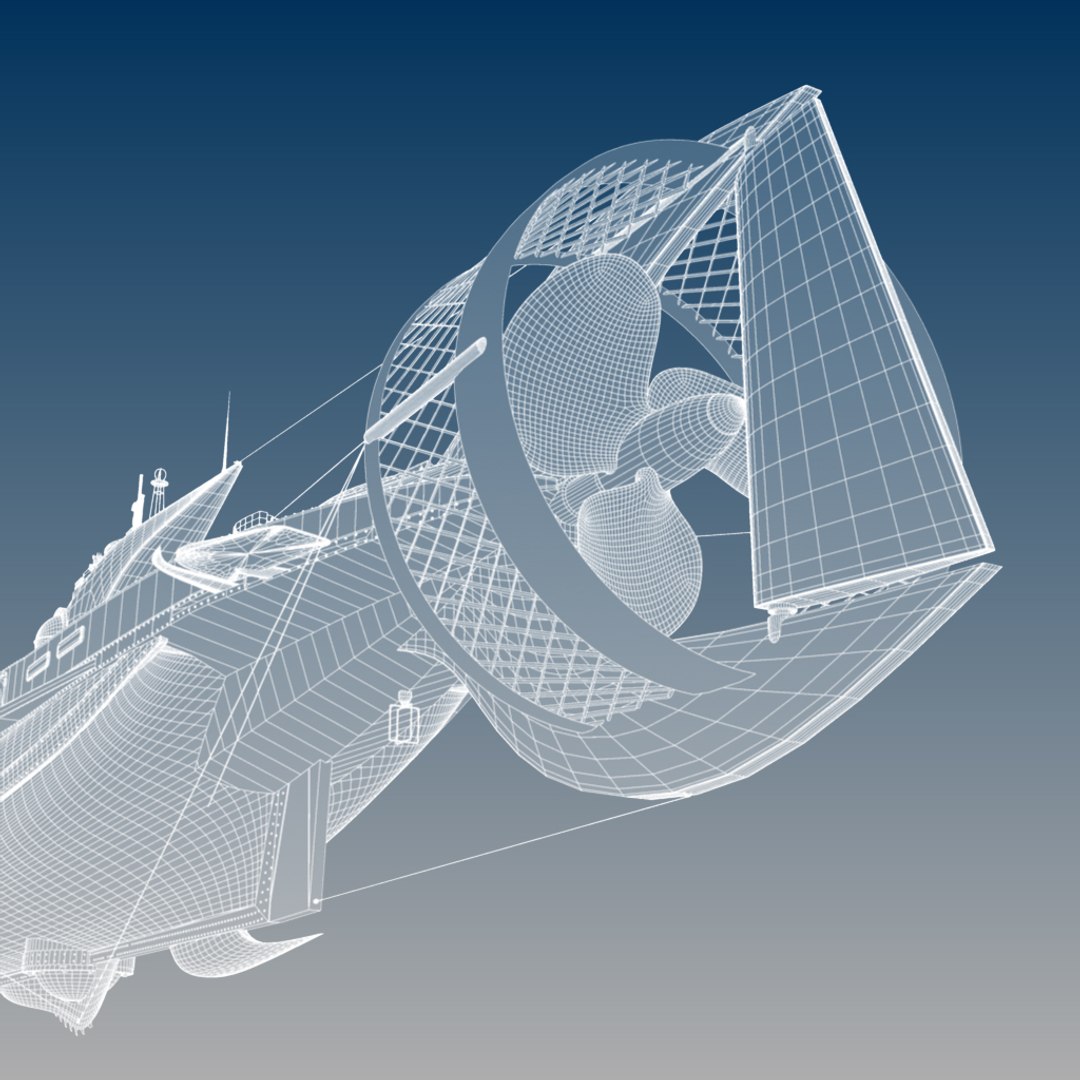 3d nautilus submarine jules verne model