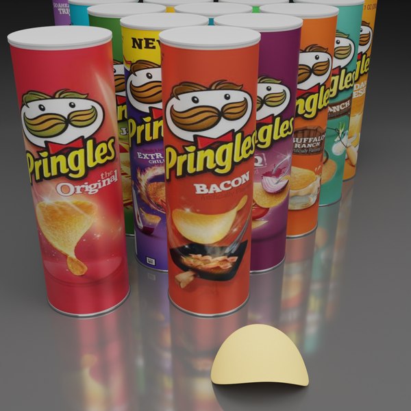 modelo 3d Lata de chips de la serie Pringles modelo 3d - TurboSquid 1997683