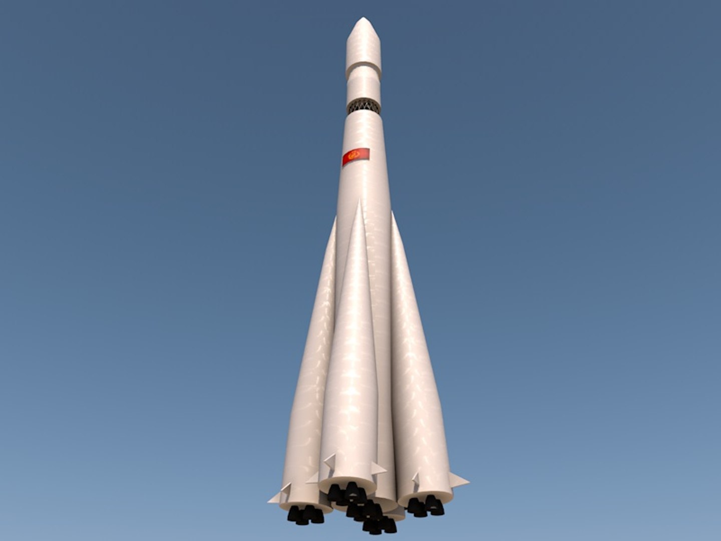 3dsmax Vostok Rockets