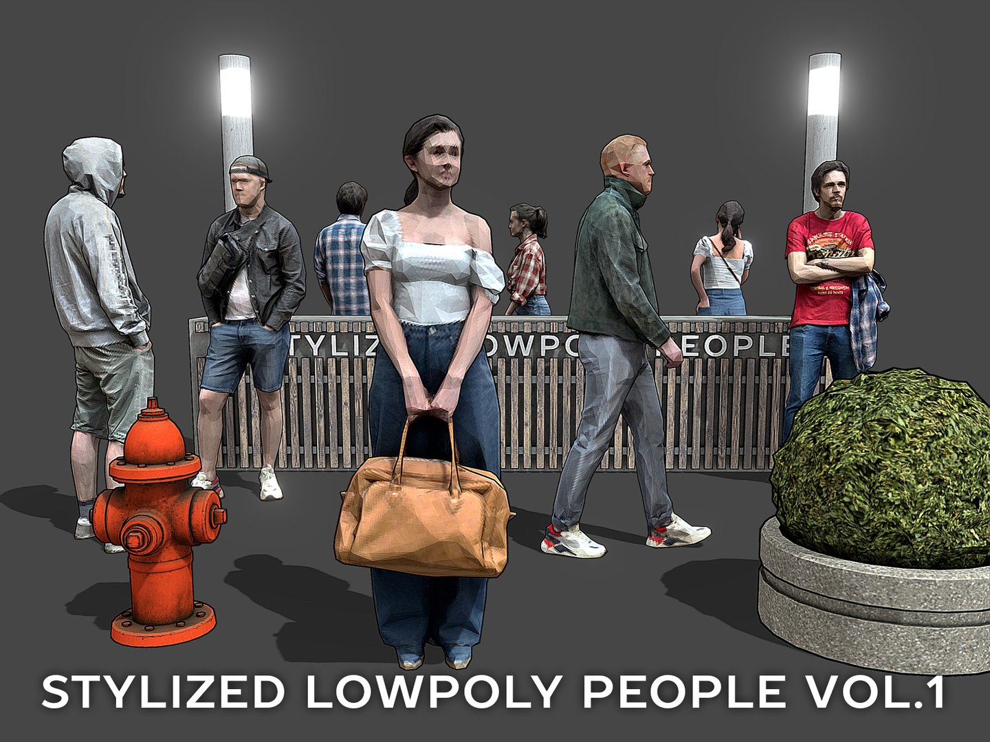 Stylized People Casual Pack Model - TurboSquid 1609249