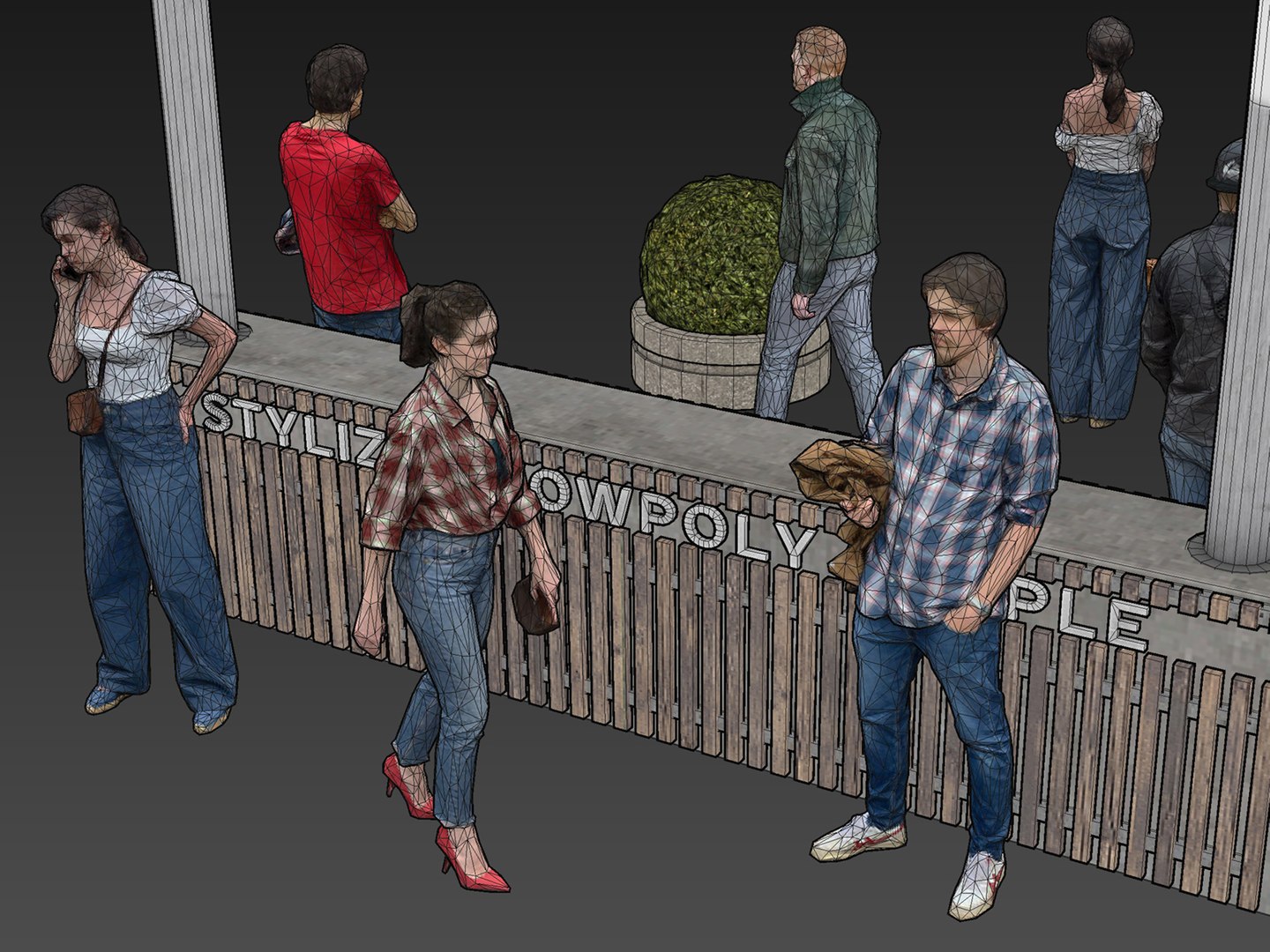 Stylized People Casual Pack Model - TurboSquid 1609249